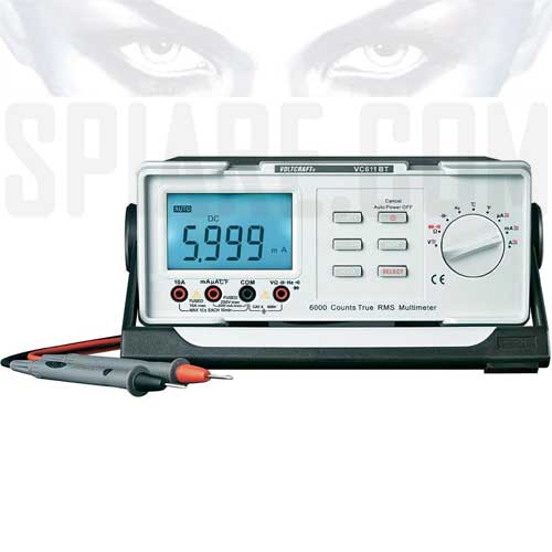 Multimetro da tavolo digitale VOLTCRAFT calibrato ISO